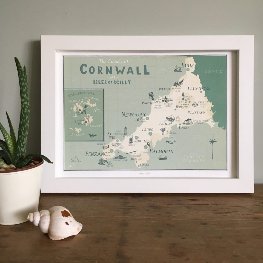 Cornwall | Maps of Joy